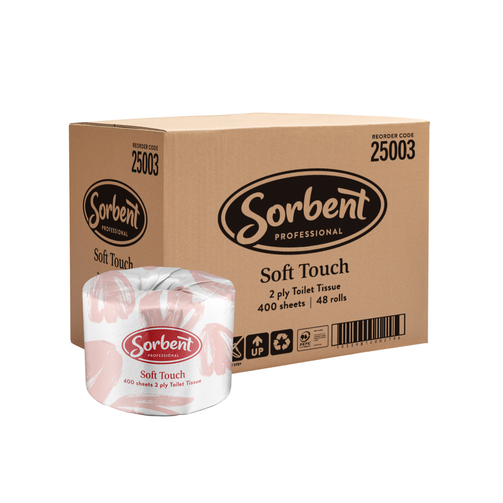Soft Touch Toilet Tissue 2ply 400 sheets 25003 - Sorbent® Professional
