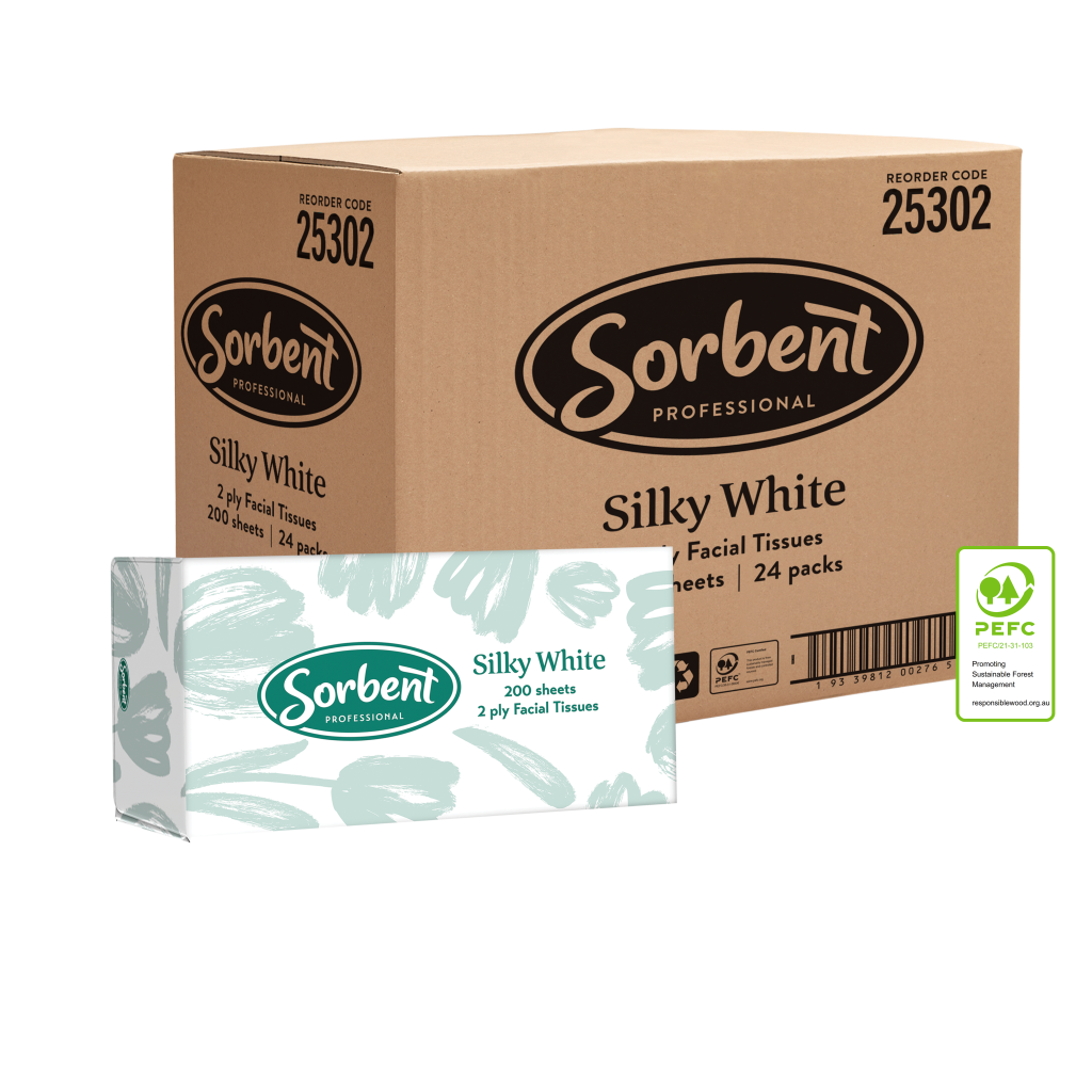 Facial Tissues 2 ply 200 sheets 25302 - Sorbent® Professional