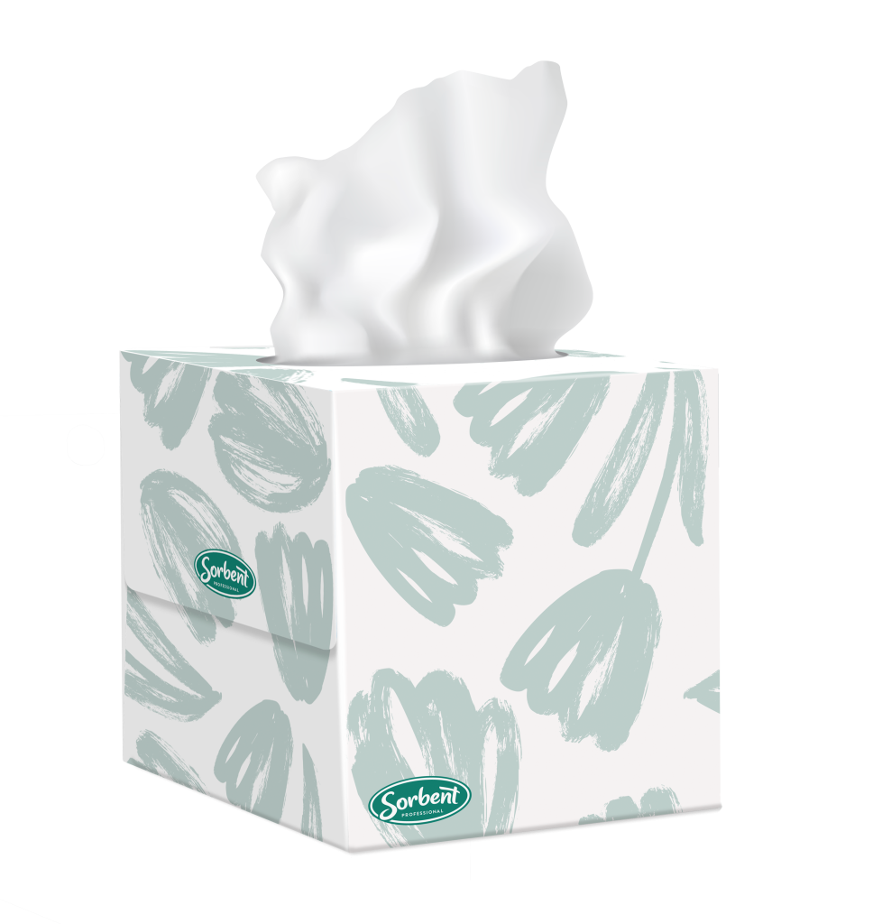 Facial Tissue Cube2 ply 90 sheets 25304 - Sorbent® Professional